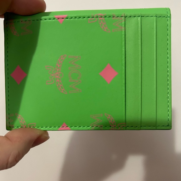 MCM | Bags | Mcm Color Splash Logo Card Case Nwt | Poshmark